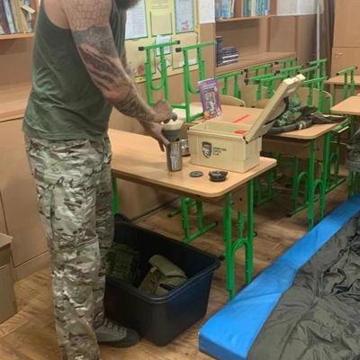 Coffee breaks for Ukranian warfighters